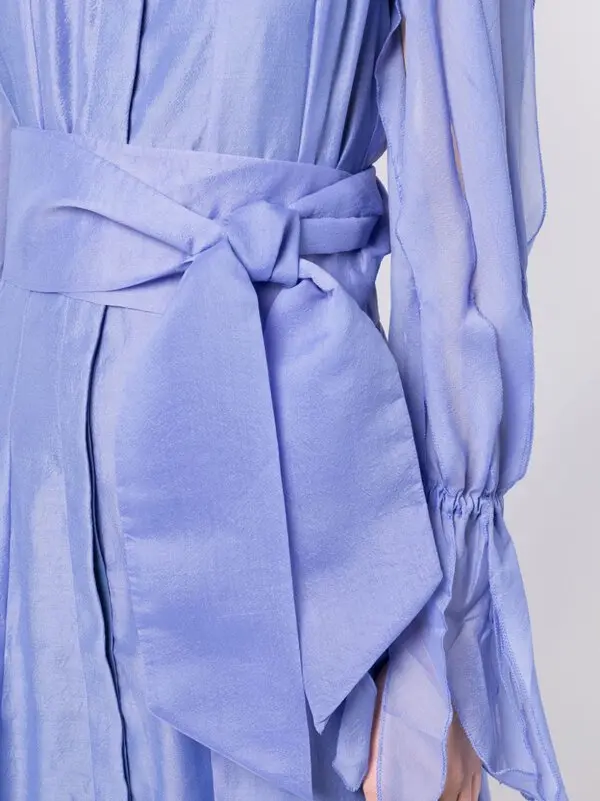 BARUNI Belted Shirt Dress