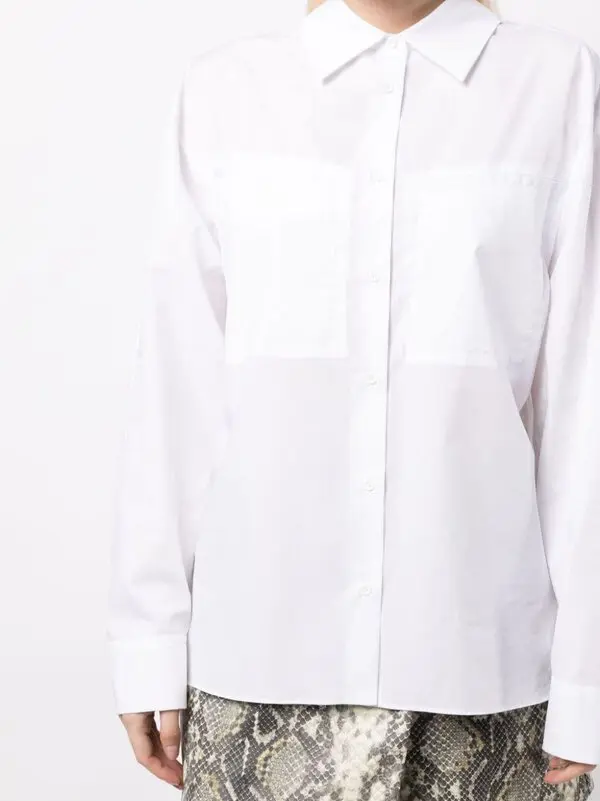 IRO PARIS Spread-collar Cotton Shirt