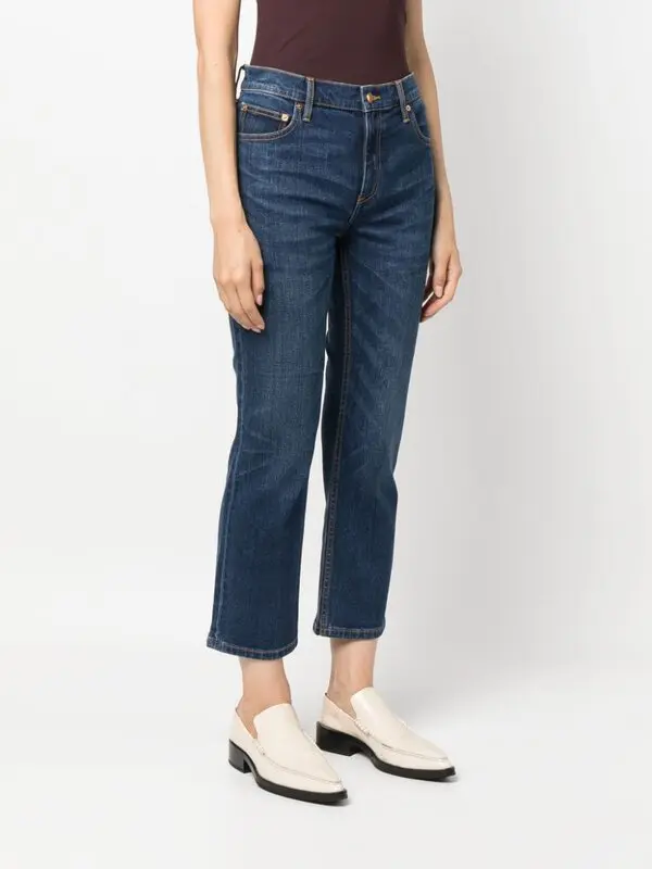 Tory Burch Cropped Flared Jeans
