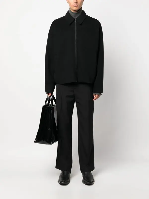 Acne Studios Zip-up Wool Shirt Jacket