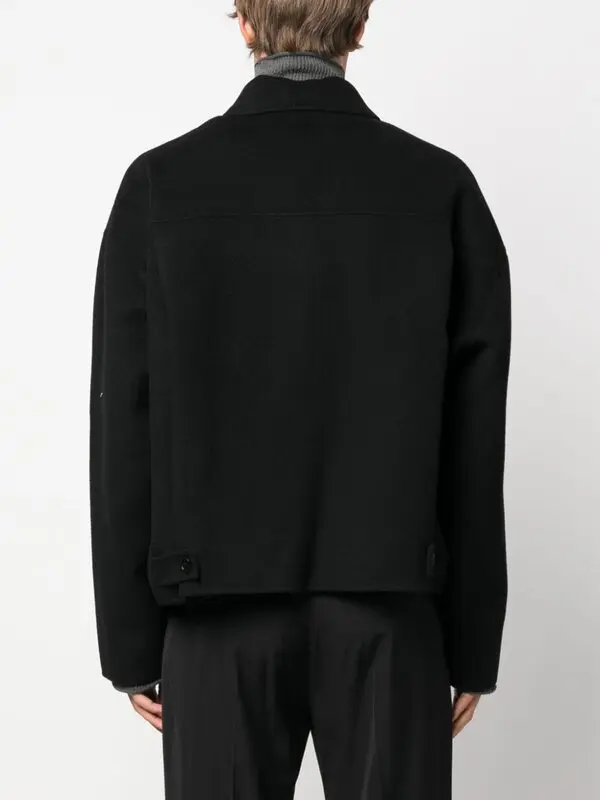 Acne Studios Zip-up Wool Shirt Jacket