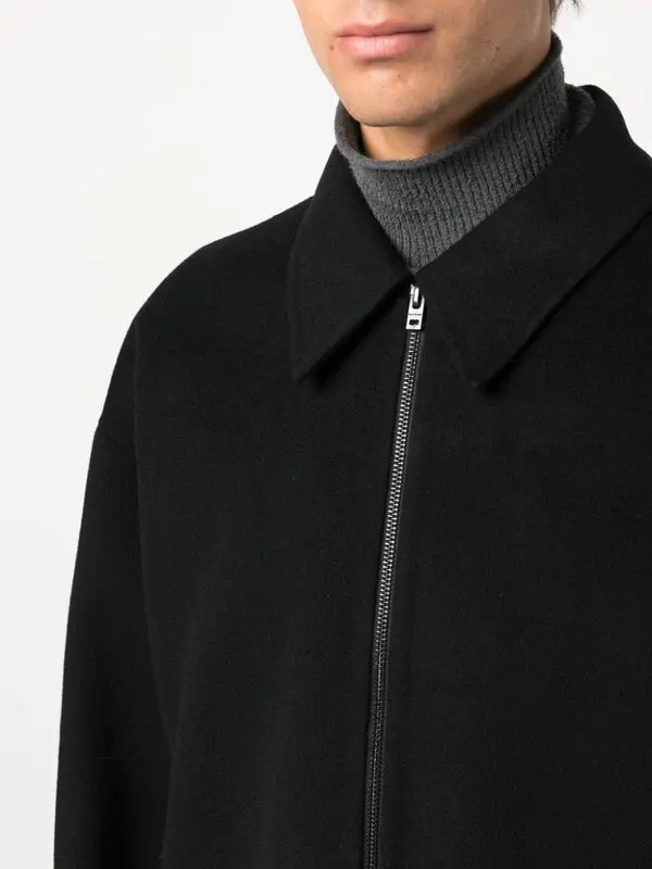 Acne Studios Zip-up Wool Shirt Jacket