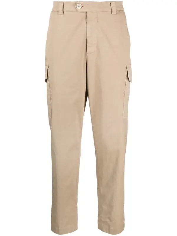 Brunello Cucinelli Cargo-pockets Straight-leg Trousers