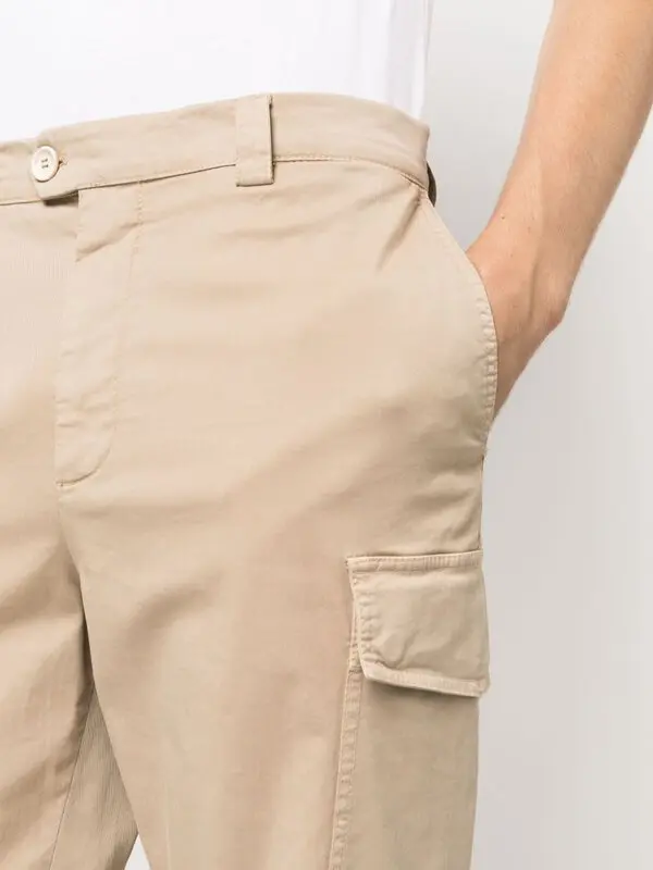 Brunello Cucinelli Cargo-pockets Straight-leg Trousers