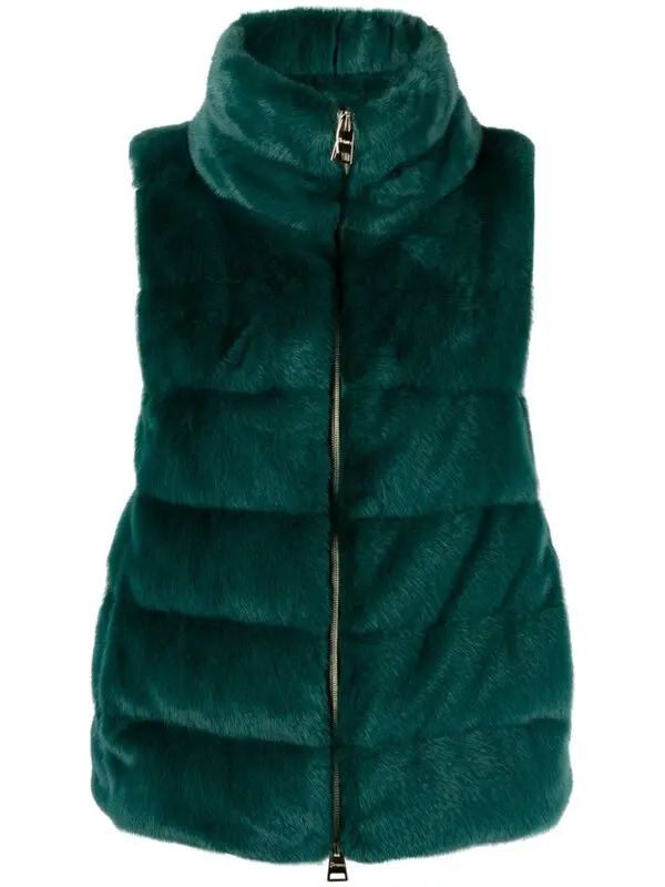 Herno Brushed-effect Padded Gilet