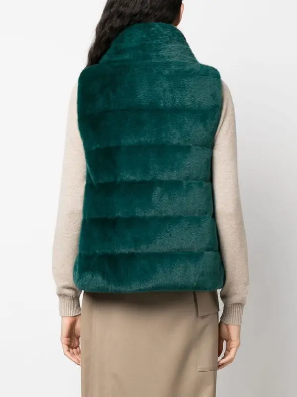Herno Brushed-effect Padded Gilet