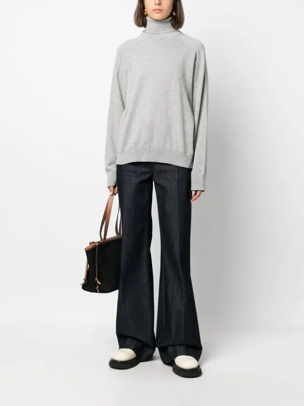 ARMARIUM Mélange-effect Roll-neck Jumper - Grey