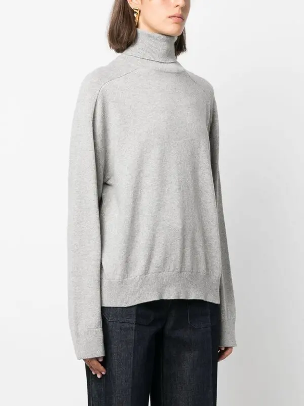 ARMARIUM Mélange-effect Roll-neck Jumper - Grey