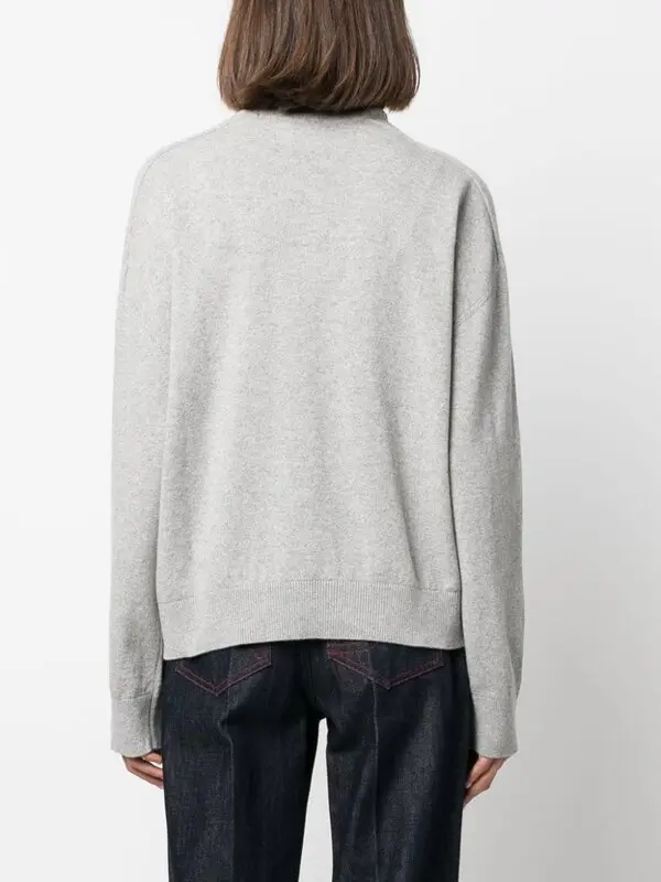 ARMARIUM Mélange-effect Roll-neck Jumper - Grey