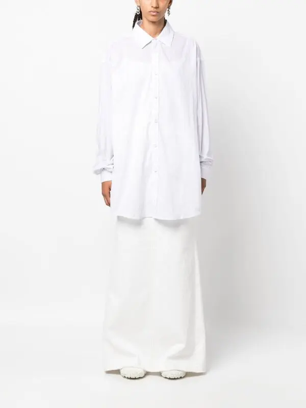 HED MAYNER Pinstripe Button-up Shirt