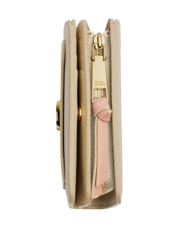 Marc Jacobs The Mini Compact Wallet - Neutrals