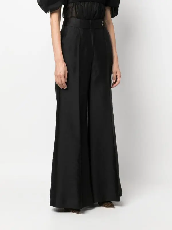 Zimmermann Wool-blend Wide-leg Trousers