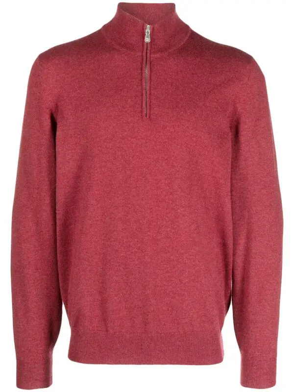 Brunello Cucinelli Half-zip Cashmere Jumper