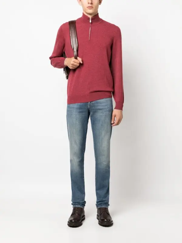 Brunello Cucinelli Half-zip Cashmere Jumper