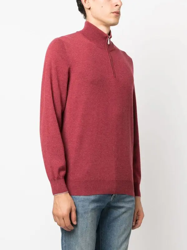 Brunello Cucinelli Half-zip Cashmere Jumper