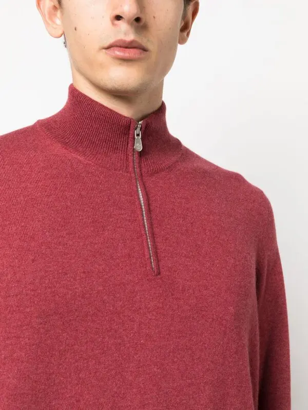Brunello Cucinelli Half-zip Cashmere Jumper