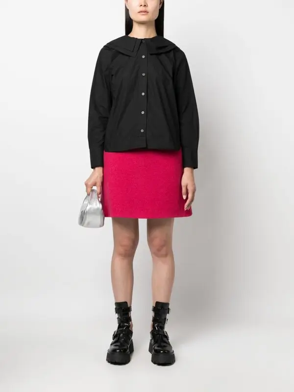 GANNI Layered Bib-collar Shirt