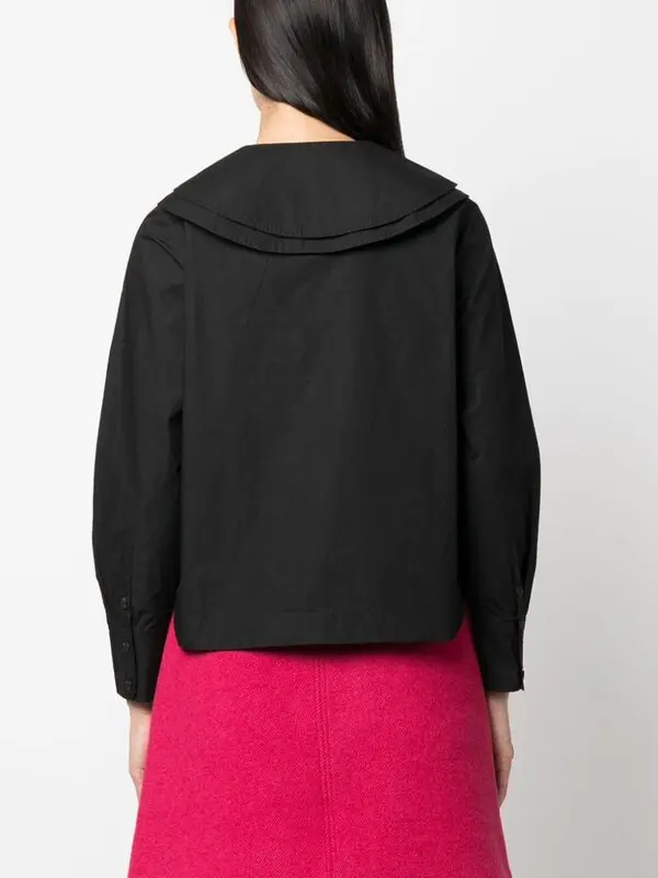 GANNI Layered Bib-collar Shirt