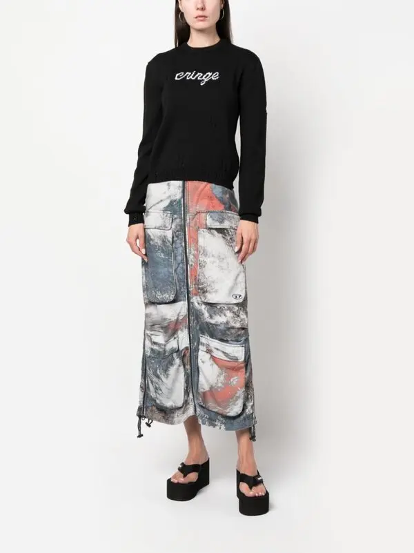 Gcds Intarsia-knit Jumper