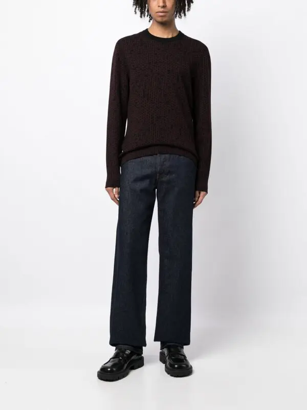 LANVIN Intarsia Knit Wool Jumper