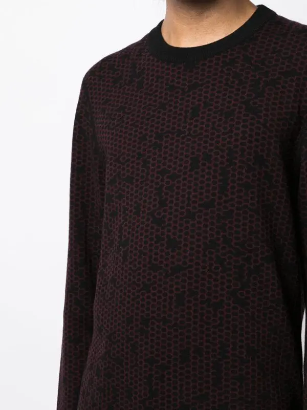 LANVIN Intarsia Knit Wool Jumper