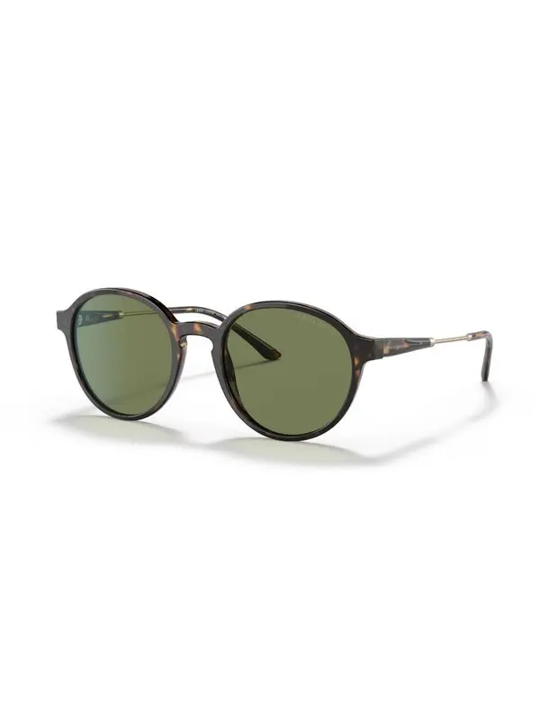Giorgio Armani Panto Round-frame Sunglasses