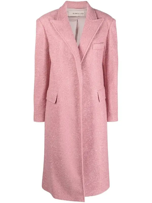 BLANCA VITA Camelia Felted Long Coat