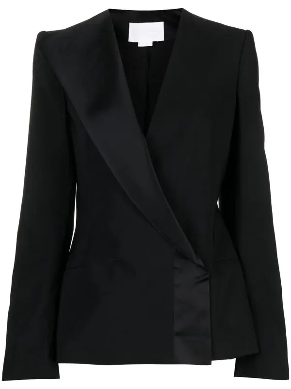GENNY Single-breasted Blazer - Black