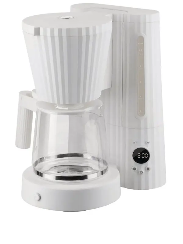 ALESSI Plissé Filtered Coffee Machine - White