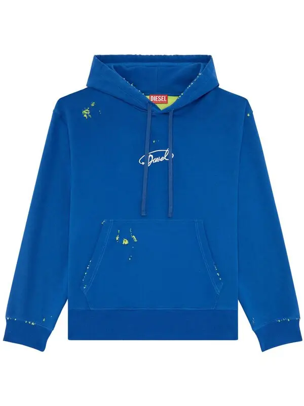 DIESEL® Cotton Hoodie - Blue