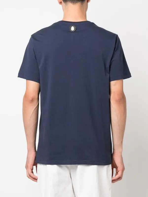 BILLIONAIRE Lion-embroidered Cotton T-shirt