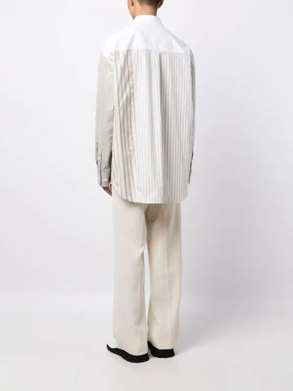 FENG CHEN WANG Striped Long-sleeve Shirt