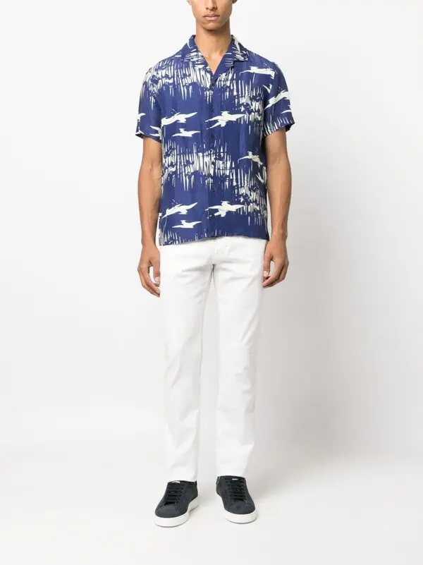 Orlebar Brown Hibbert Graphic-print Shirt