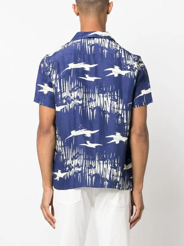 Orlebar Brown Hibbert Graphic-print Shirt