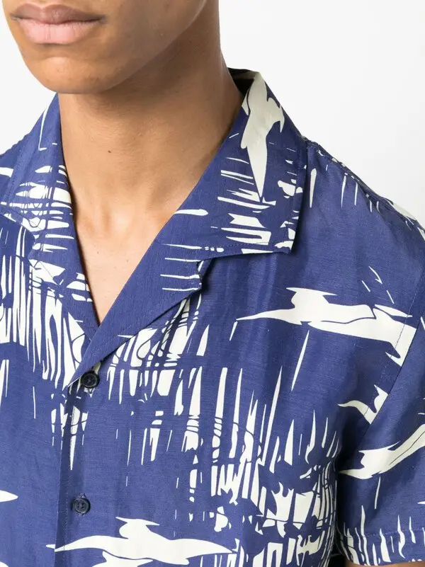 Orlebar Brown Hibbert Graphic-print Shirt