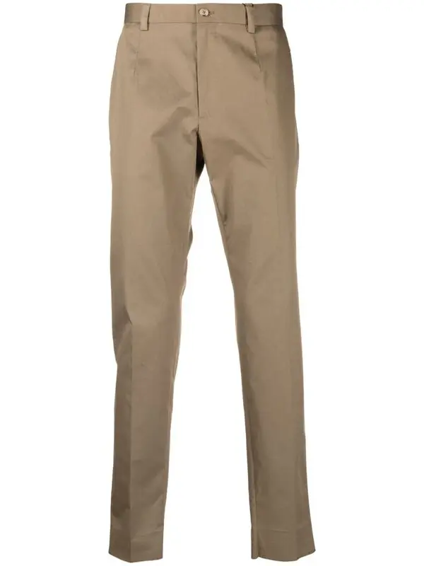 Dolce & Gabbana Linen Chinos - Green