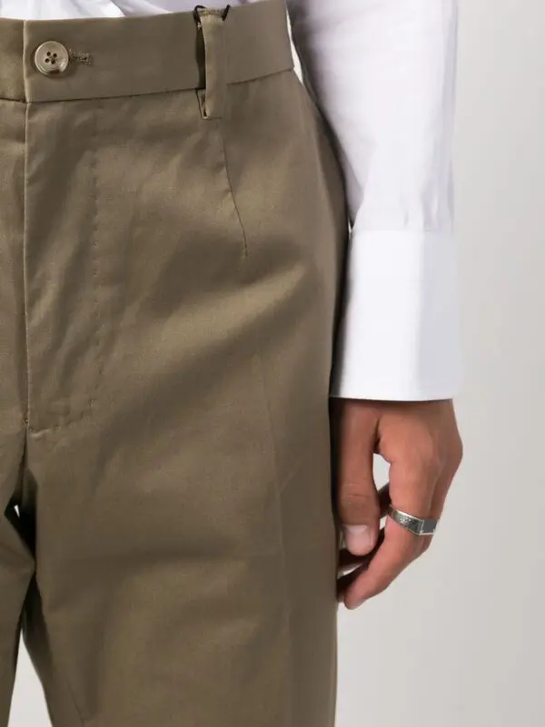 Dolce & Gabbana Linen Chinos - Green