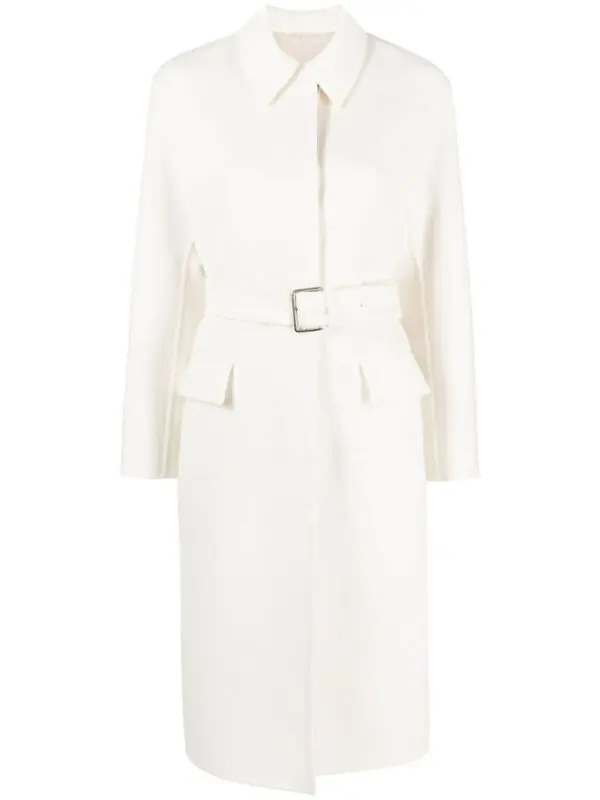 Brunello Cucinelli Single-breasted Belted Coat