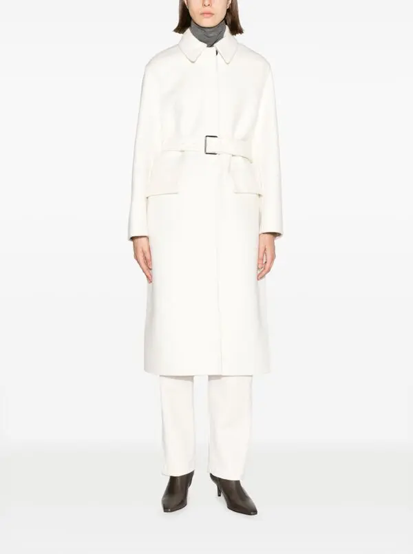 Brunello Cucinelli Single-breasted Belted Coat