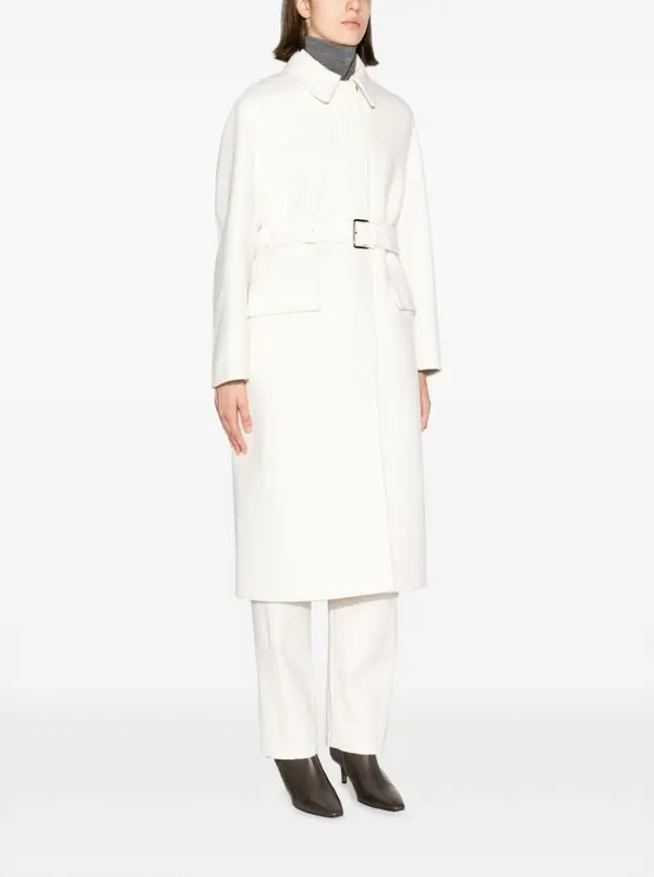 Brunello Cucinelli Single-breasted Belted Coat
