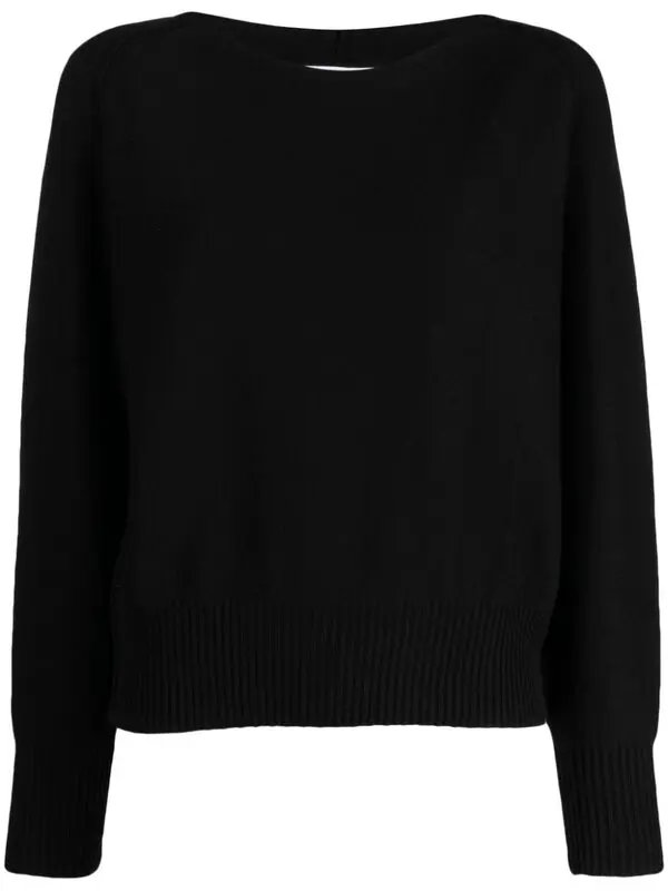 Dkny Round-neck Long-sleeve Jumper - Black