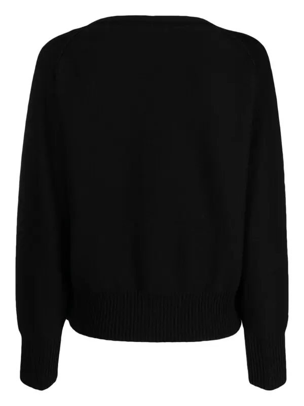 Dkny Round-neck Long-sleeve Jumper - Black
