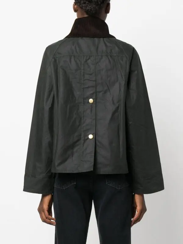 Barbour Logo-embroidered Oversized Jacket