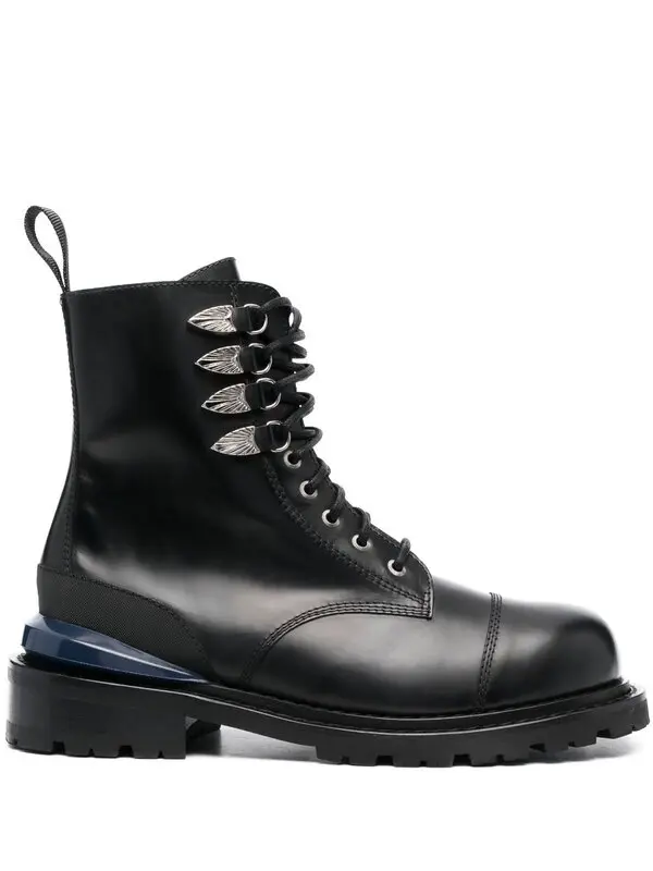 TOGA VIRILIS Lace-up Ankle Leather Boots