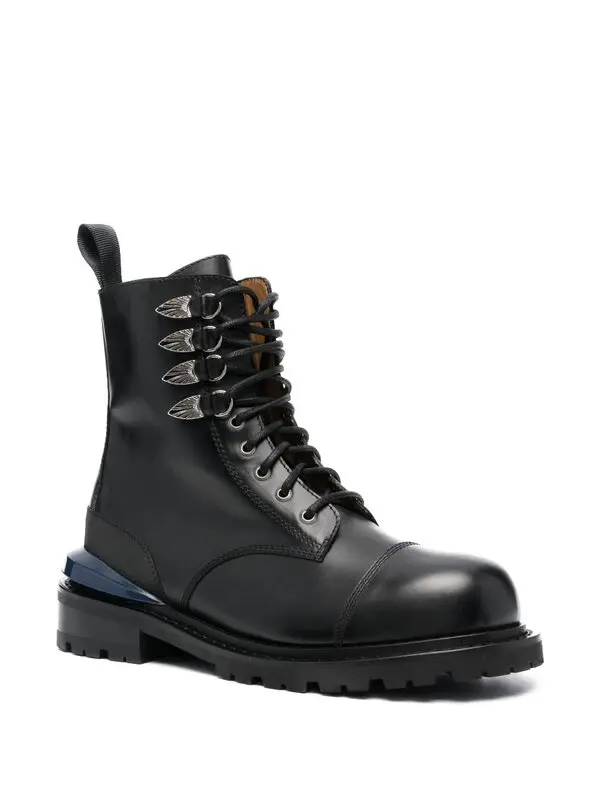 TOGA VIRILIS Lace-up Ankle Leather Boots