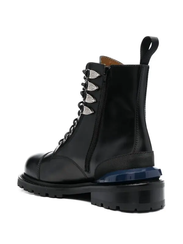 TOGA VIRILIS Lace-up Ankle Leather Boots