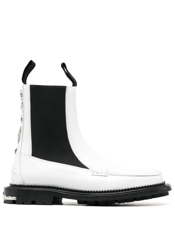 Toga Stud-embellished Ankle Boots