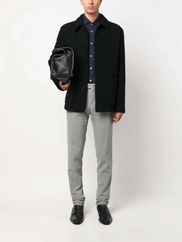 Boglioli Long-sleeve Buttoned Shirt - Blue
