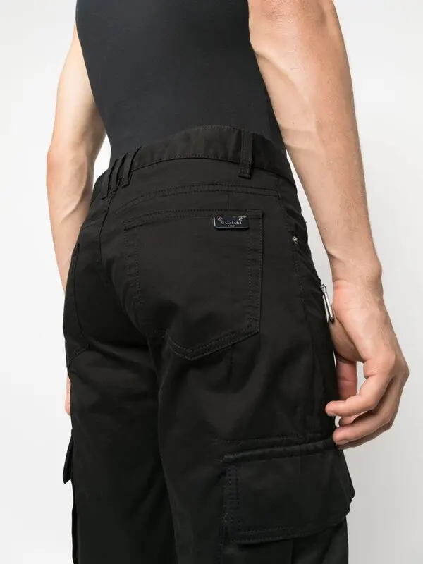 Balmain Zip-detail Skinny-leg Trousers - Black