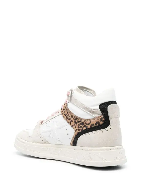 Premiata Mid-quinn High-top Sneakers - Neutrals